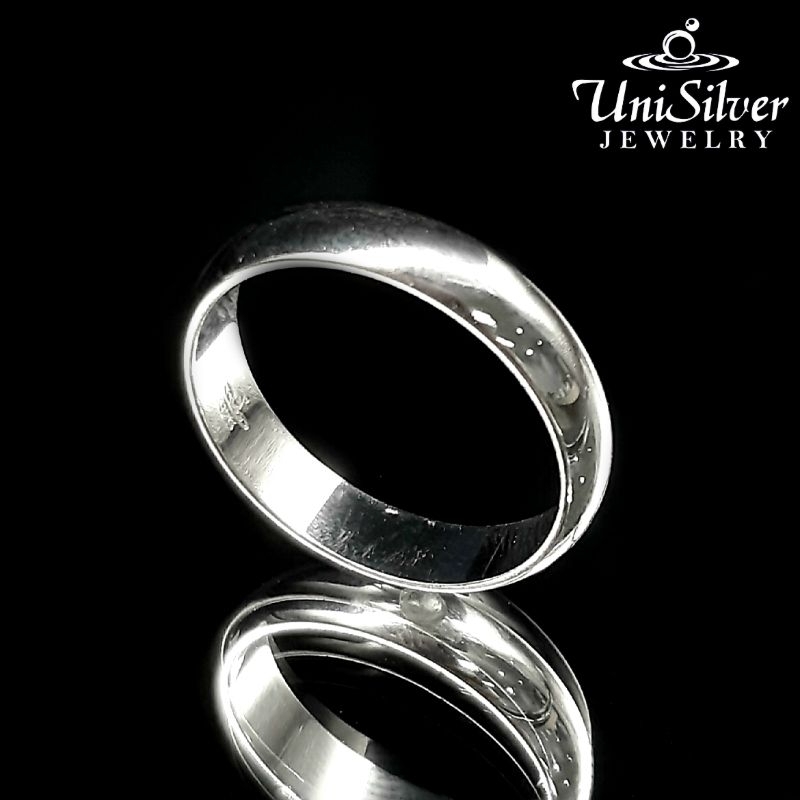 Unisilver 925 Sterling Silver Wedding Band Ring (WR106) SOLD PER PIECE ...