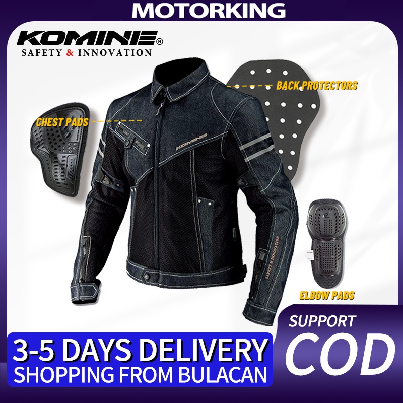 Komine Jacket Motorcycle Komine JK006 Motorcycle Jacket for Men and Women Motorcycle Racing Suit ...