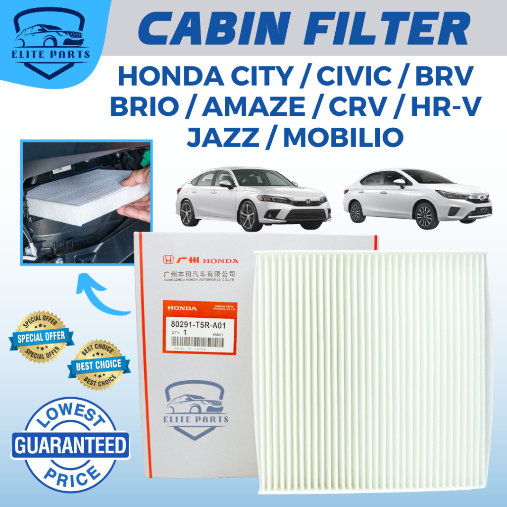 CABIN FILTER - HONDA Amaze / Brio / BRV / City / Civic / CRV/ HR-V ...