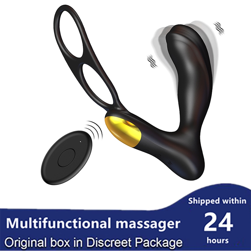 Sex Toys Vibrator For Men Prostate Massager Butt Plug Anal Penis Ring