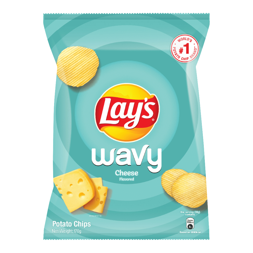 (NOT FOR SALE) Lays Wavy Cheese 170g | Shopee Philippines