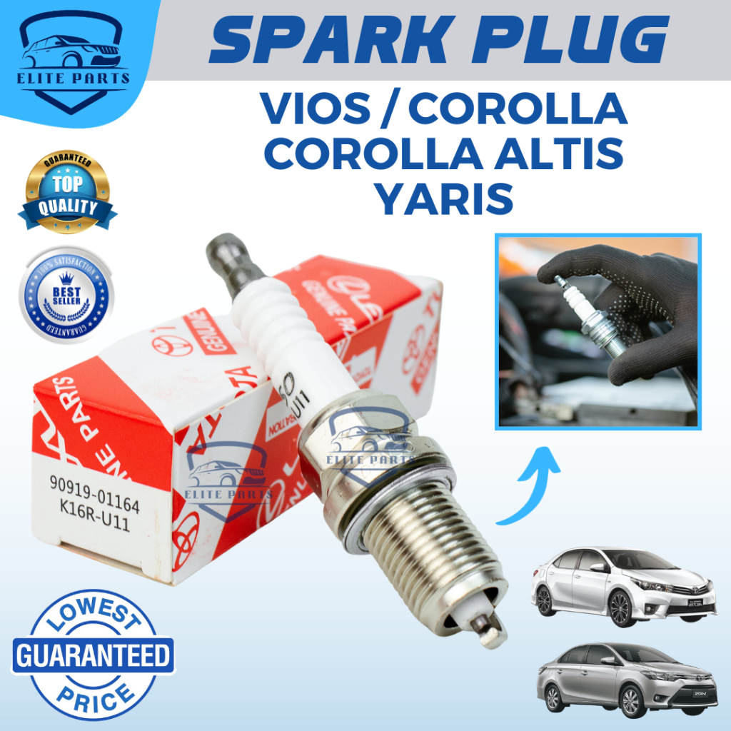 SPARK PLUG FOR TOYOTA Vios Single VVTi / Corolla Altis 1.6 J,E,G,S 3ZZ ...