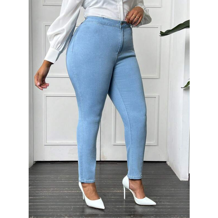 Size: 30-44 Plus Size Joni Jeans Stretchable Highwaist Denim Skinny Pants #801 | Shopee Philippines