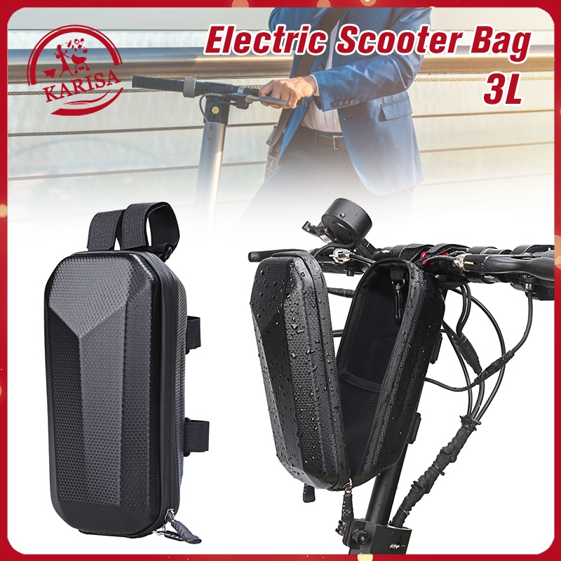 3L Large Capacity e Scooter Bag EVA Waterproof Scooter Front Bag ...