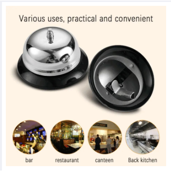 ms-Stainless Steel Service Bell Call Bell Service Ring Kitchen Hotel ...