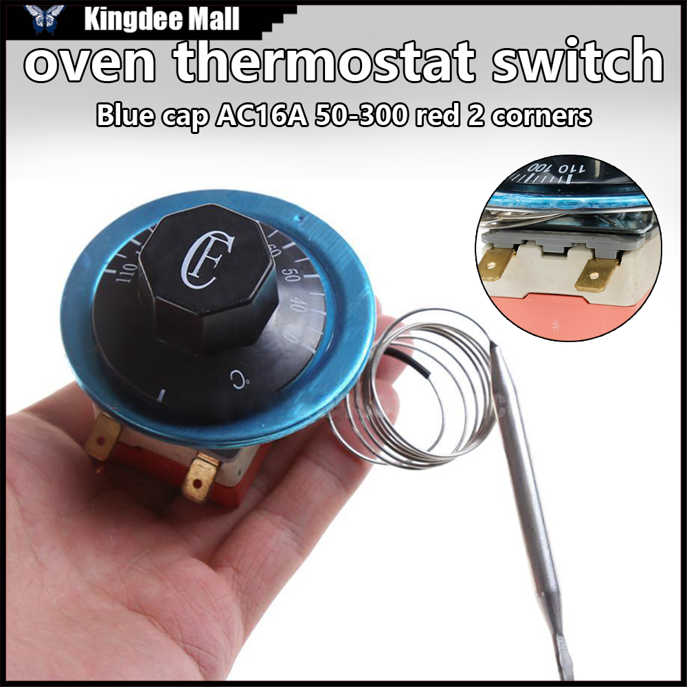 AC16A Oven Thermostat Switch Rotary Switch For Oven 50-300 Celsius ...