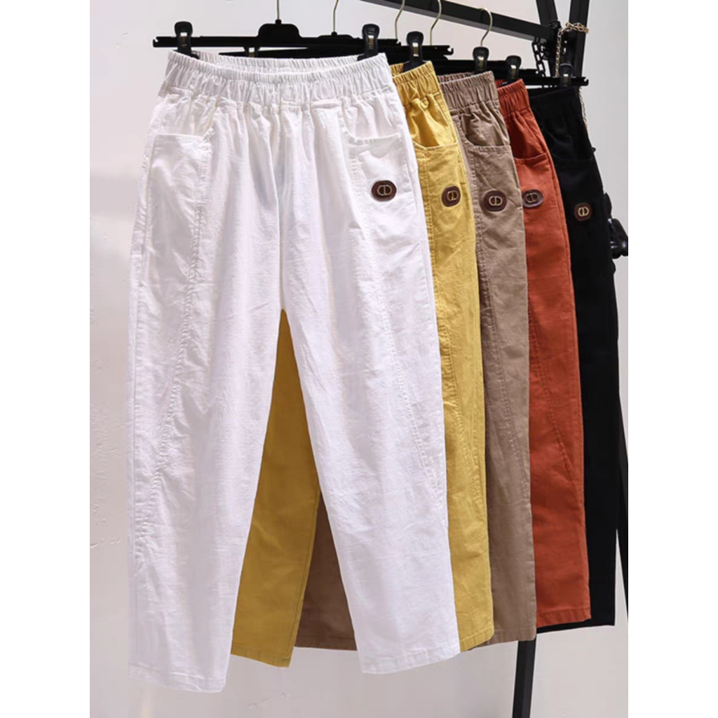 Candy Pants For Women Buttons And Zipper Trouser Womenswear Garments