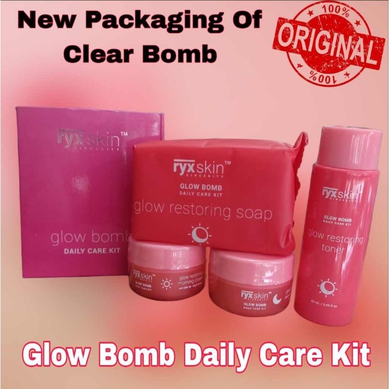 Ryx Glow Bomb Set ( Clear Bomb Rejuv Set New Packaging) | Shopee ...