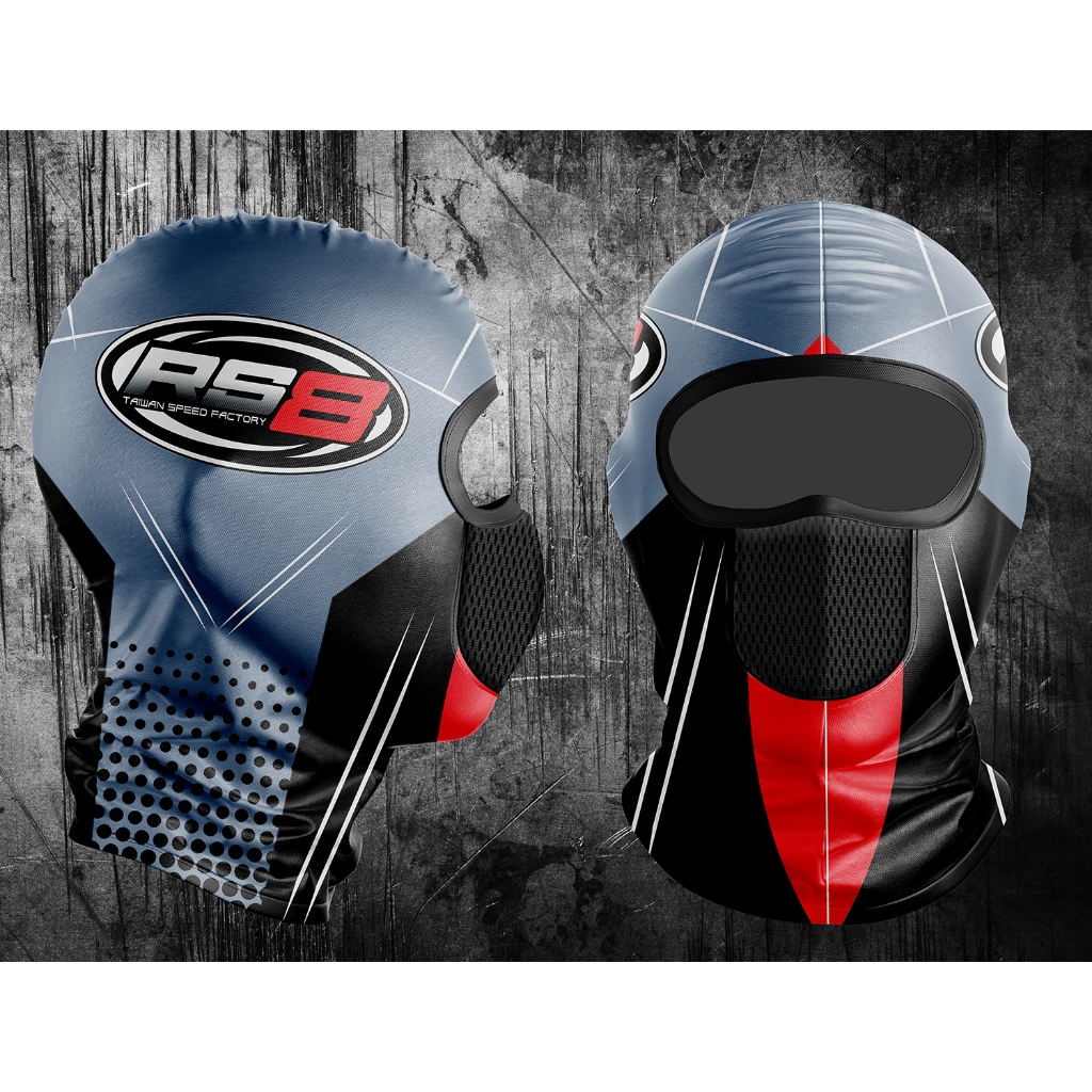 RS8 BALACLAVA WITH FOAM full sublimation high quality fabrics motor ...