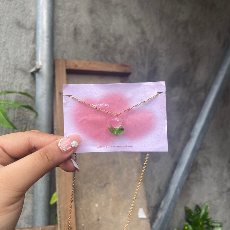 Tulips Promise Necklace by Love, Kat | Shopee Philippines
