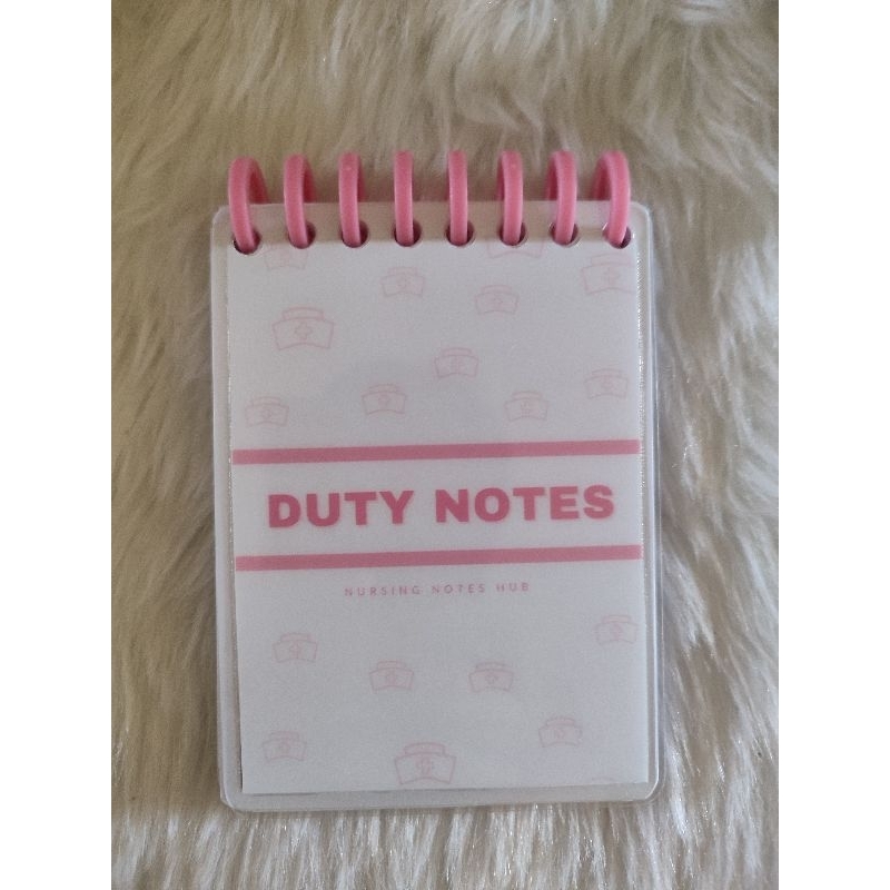 HOSPITAL DUTY NOTES I NURSING NOTES HUB | Shopee Philippines