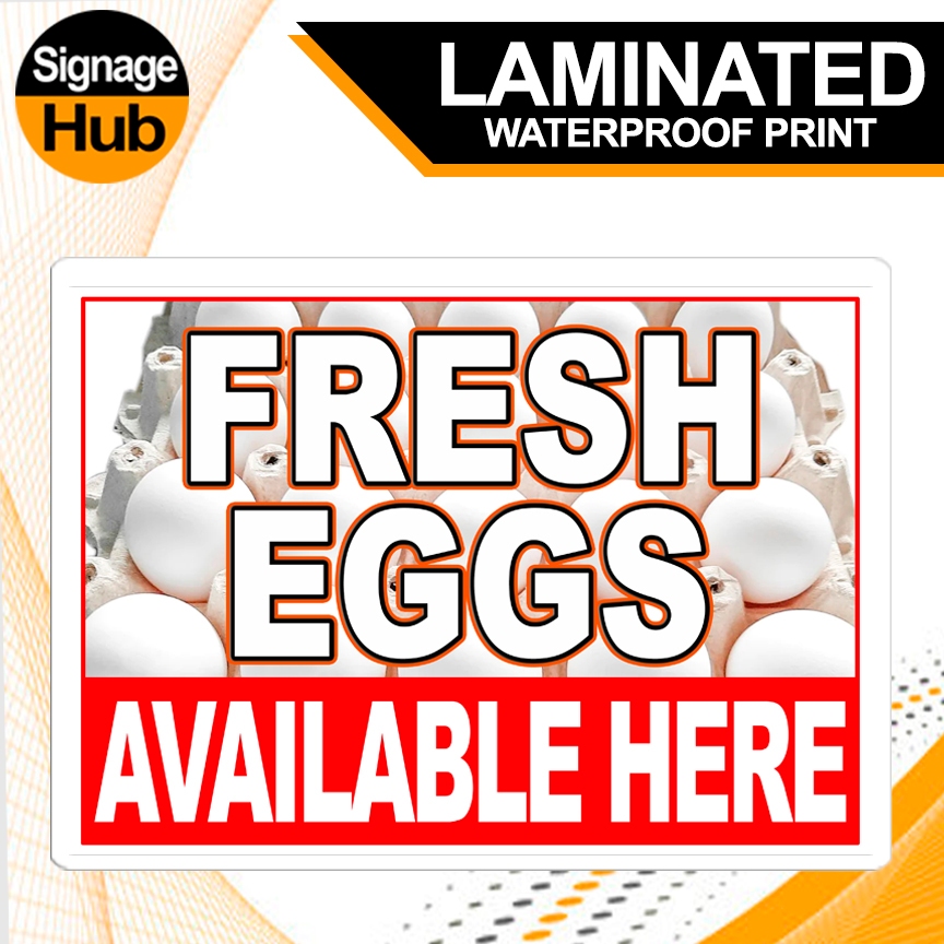 FRESH SEAFOODS | MEAT | EGGS | CHICKEN Laminated & Tarpaulin Signage ...