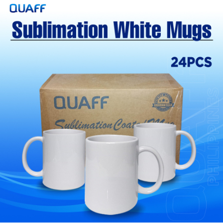 1-Box QUAFF Sublimation Coated White 11oz Sublimation Coated Printable ...
