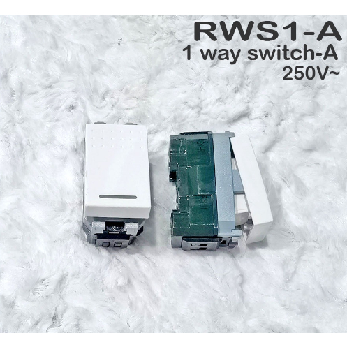 ROYU Wide Series 1 way Switch A RWS1-A 3 way RWS3 Component No Housing Plate Casing Case Flat ...