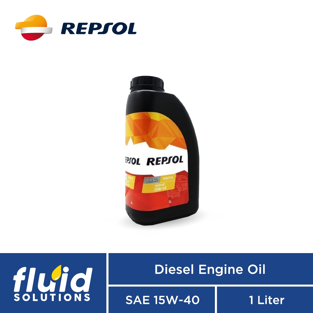 Repsol Mixfleet 15W-40 Diesel Engine Oil (1L) | Shopee Philippines
