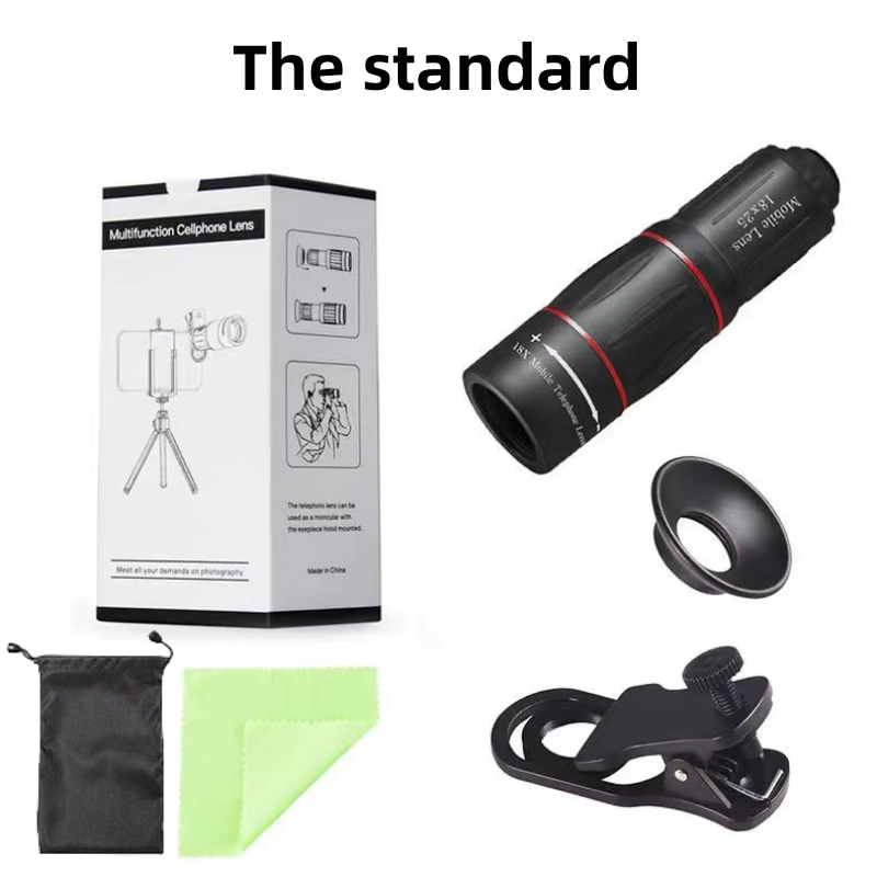 APEXEL Universal 18x25 Monocular Zoom HD Optical Cell Phone Lens ...