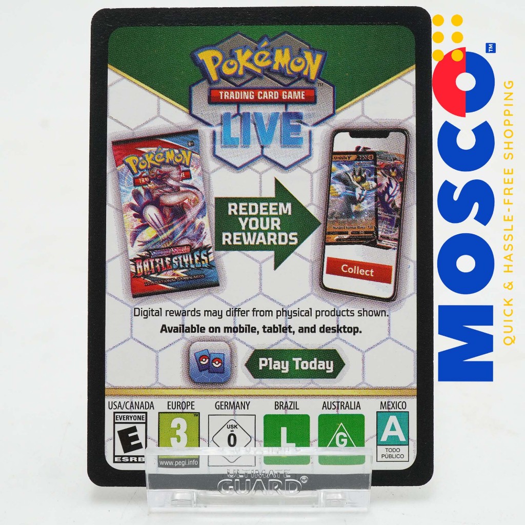 Pokemon TCG Code Cards for PTCG Live | Shopee Philippines