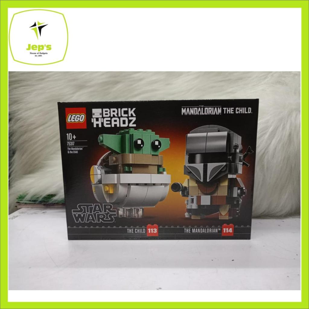 Lego Brickheadz 75317 The Mandalorian and The Child (2020) | Shopee ...