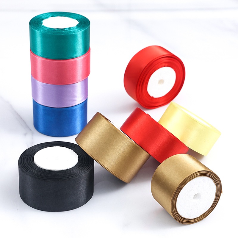 25Yards/Roll 4cm Ribbon, Satin Ribbon, Plain Ribbon, Gift Packaging ...
