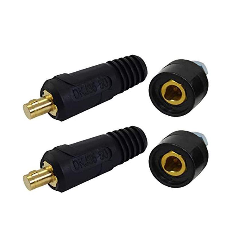 2Pcs/Set Europe Welder Machine Quick Fitting Accessory Welding Cable ...