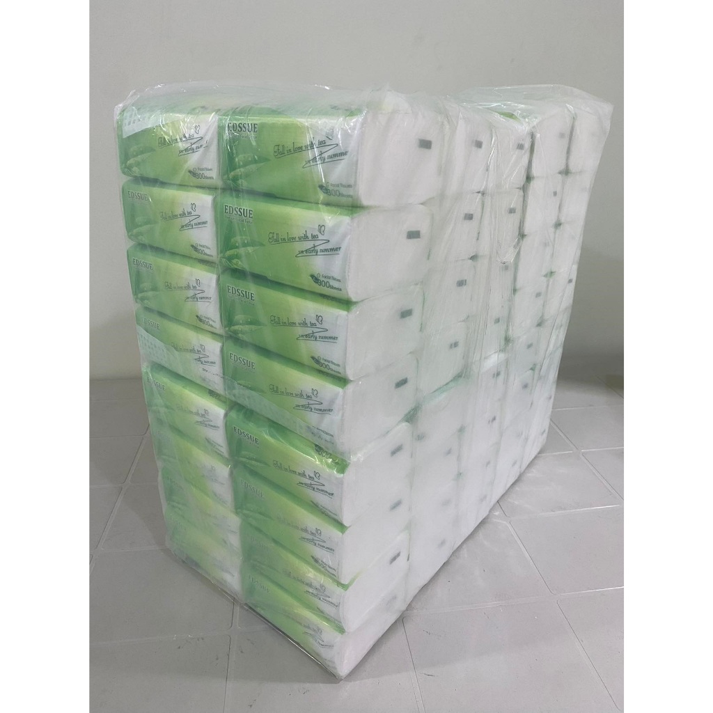 EDSSUE Premium Facial Tissue napkin SMALL BUNDLE of green tea tissue,4 ...