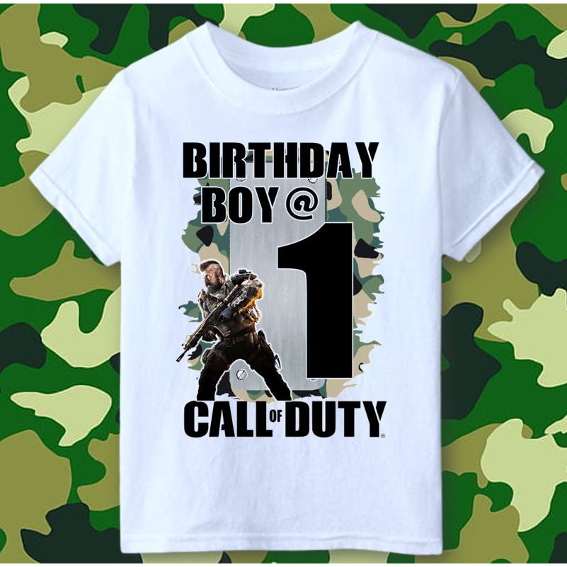 COD BIRTHDAY SHIRT (1-12 YEARS OLD) | Shopee Philippines
