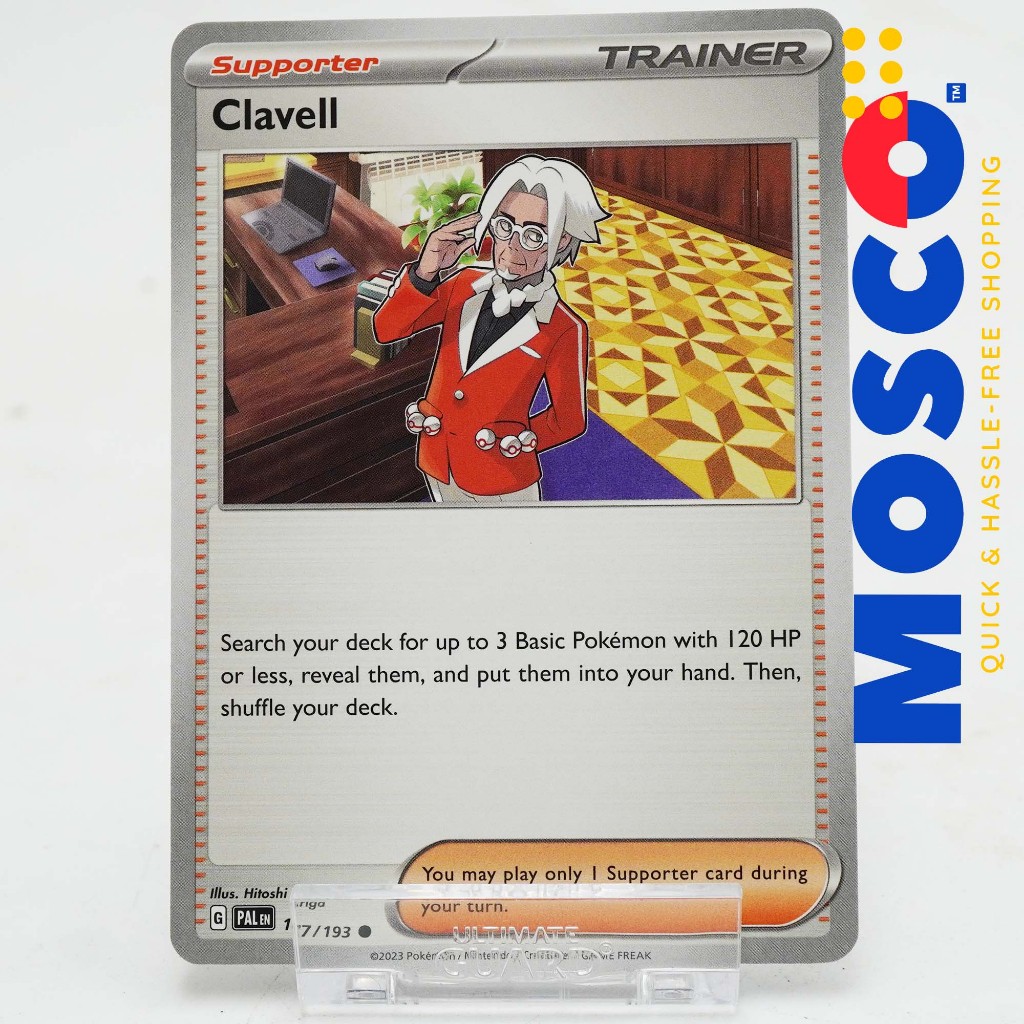 Clavell - 177/193 - Common | Supporter Cards Pokemon TCG | Shopee ...