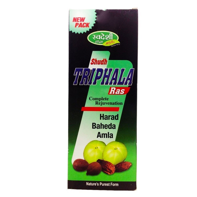 Swadeshi Shudh Triphala Ras - Pure Juice Of 3 Herbal Fruits - For ...