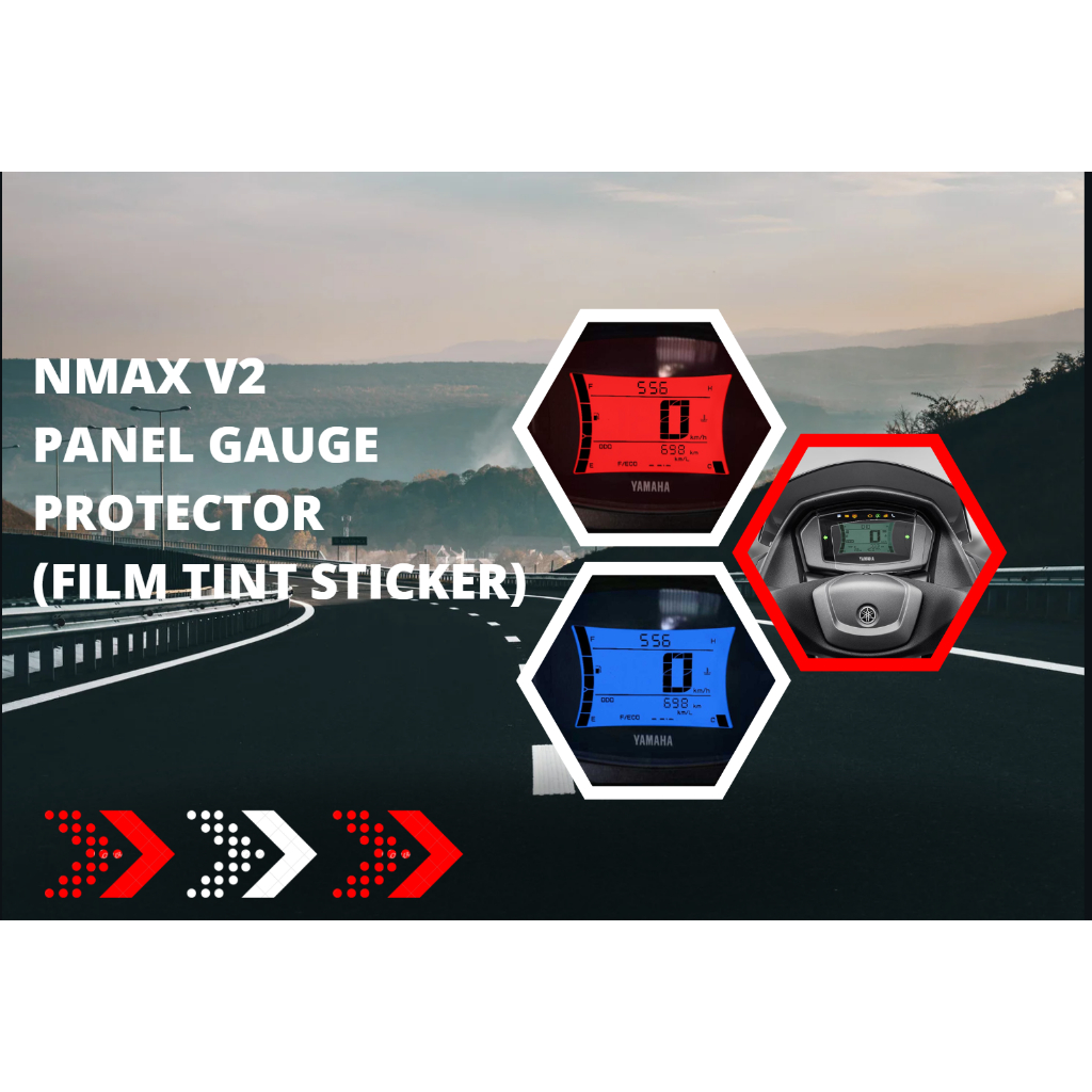 NMAX V2 - Panel Gauge Protector (FILM TINT) with FREE 1G STICKER ...