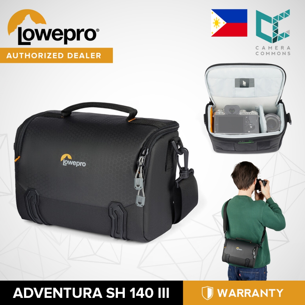 Lowepro Adventura SH 140 III Shoulder Camera Bag (Black) for Crop ...