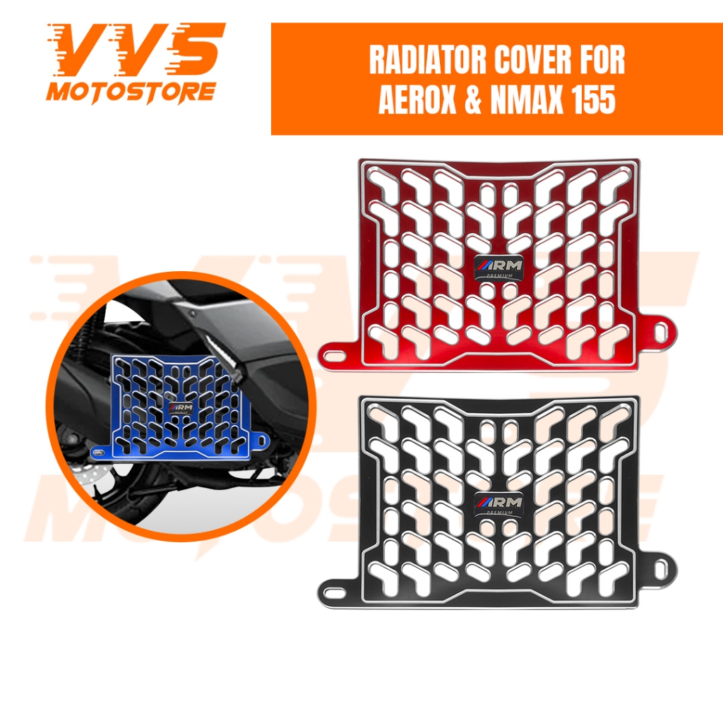 ARM Radiator Cover For Aerox & Nmax 155 Heavy-Duty Aluminum Alloy Made ...