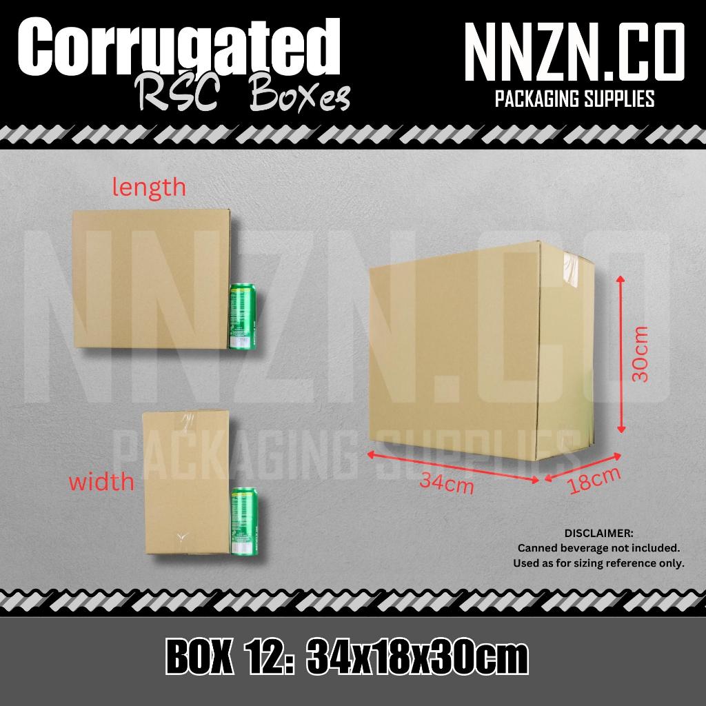 NNZN (16 Sizes Available) Corrugated Box RSC Box Shipping Box Packaging ...