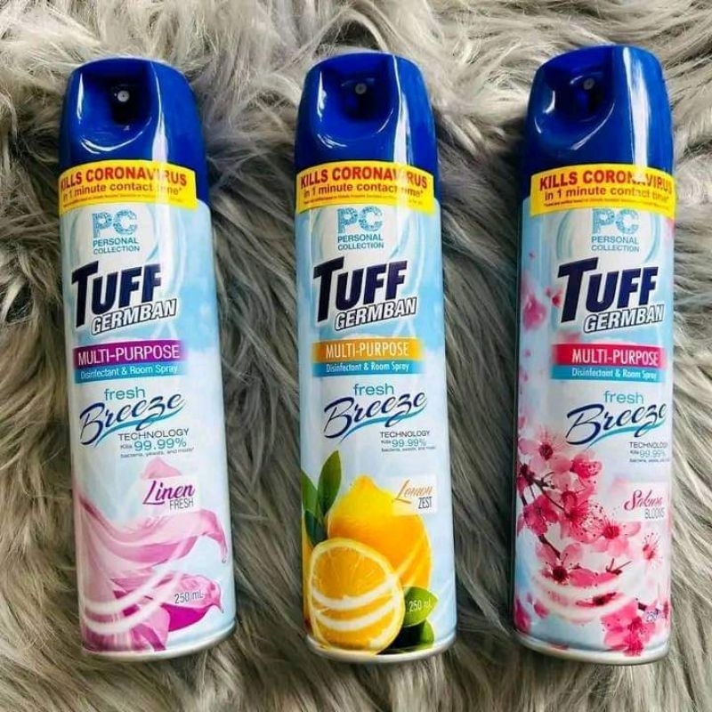 PC TUFF GERMBAN DISINFECTANT ROOMSPRAY 250ML | Shopee Philippines