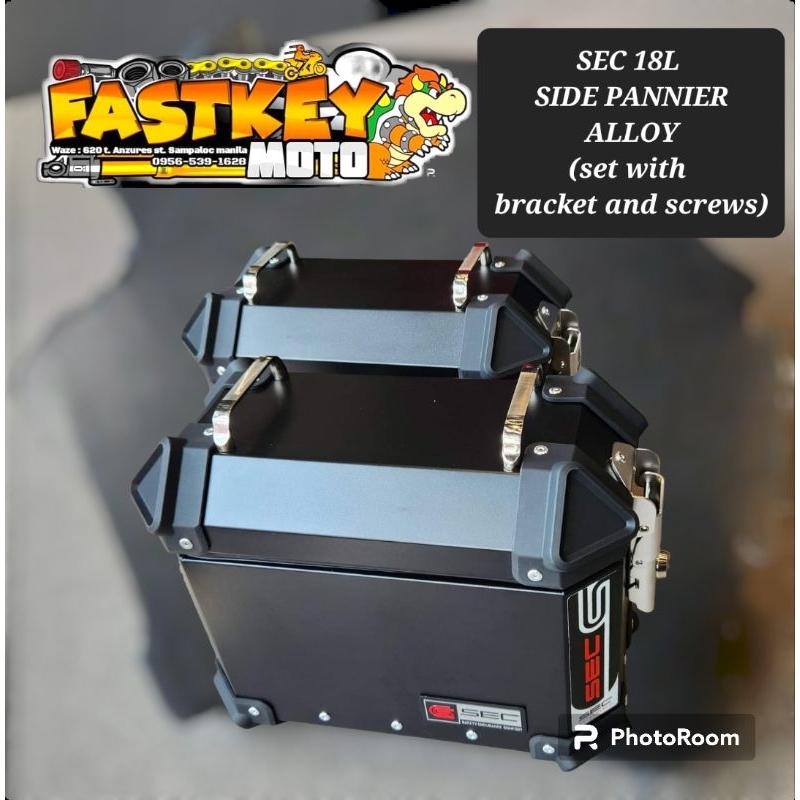 sec sidebox 28 liters kryptonite plastic topbox | Shopee Philippines