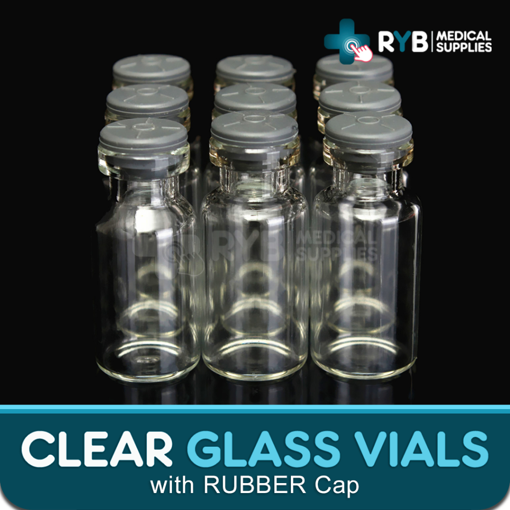 Clear Glass Vials - Empty Medicine Storage for Medical Use | Shopee ...