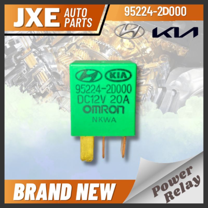 OMRON Relay 4 Pins DC12V 20A HYUNDAI/KIA (95224-2D000) | Shopee Philippines