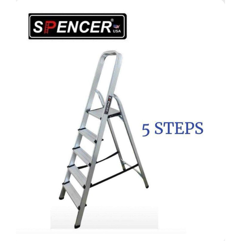 SPENCER USA ALUMINUM HOUSEHOLD STEP LADDER 5 STEPS 4 STEPS 3 STEPS ...