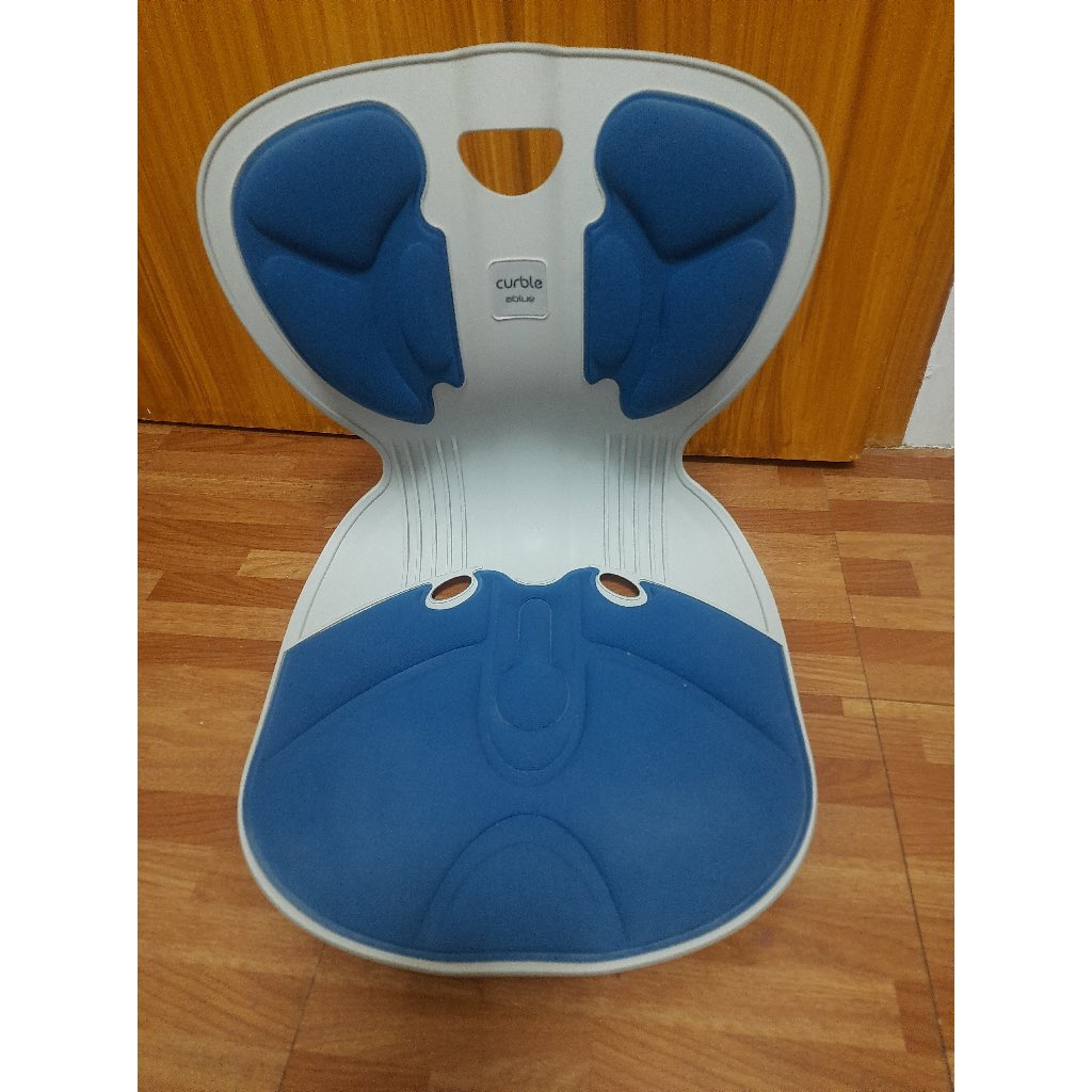 Curble Chair Comfy Blue | Shopee Philippines