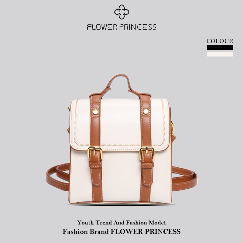 korean mini backpack for women Leather College bag student Multi ...
