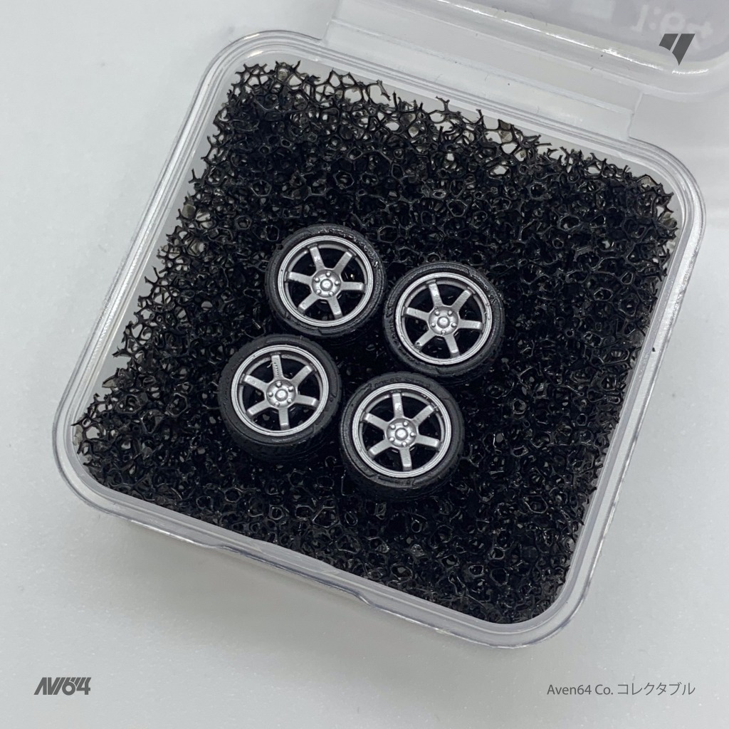 1/64 Wheelswap TE37 SAGA SILVER ( 10mm x 4mm ) | Shopee Philippines