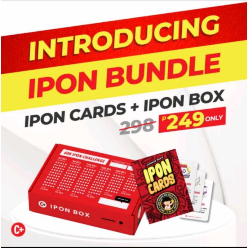 IPON BUNDLE IPON CARDS+IPON BOX By Chinkee Tan | Shopee Philippines