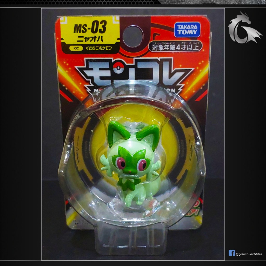 Pokemon: MS-03 Sprigatito Moncolle Takara Tomy (Nyaoha) | Shopee ...