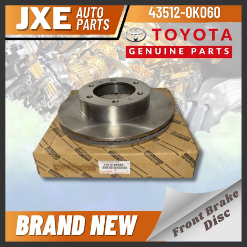 Front Brake Disc for TOYOTA Fortuner 05-16 / Hilux 04-20 (43512-0K060 ...