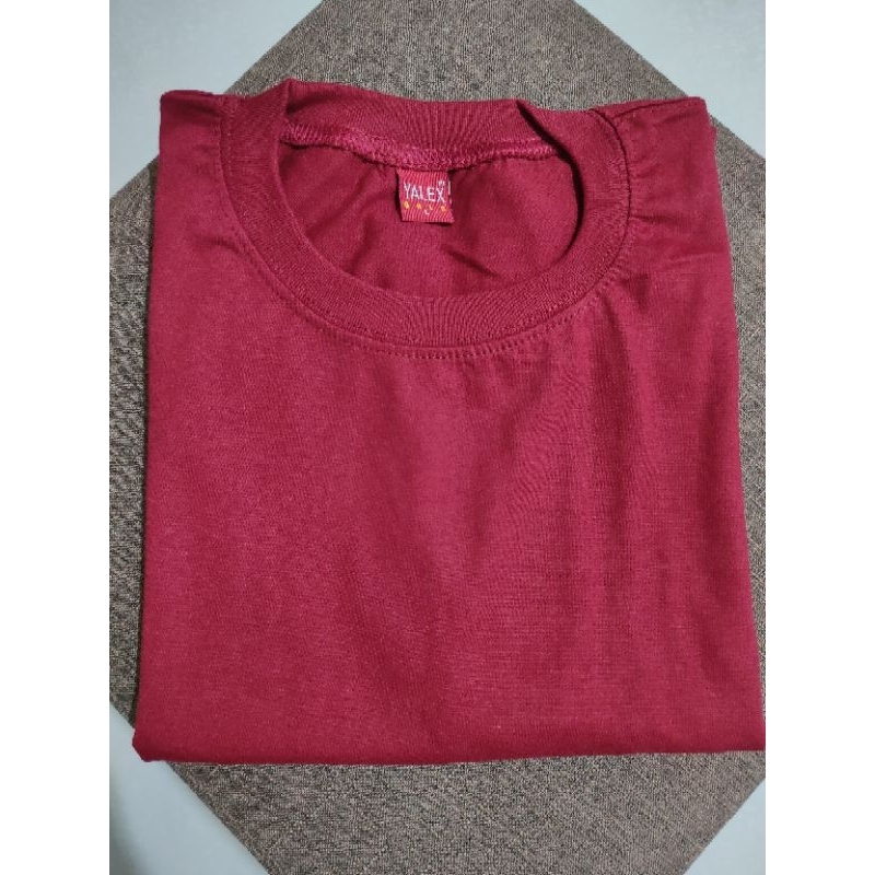 MAROON Yalex Plain T-shirt | Shopee Philippines