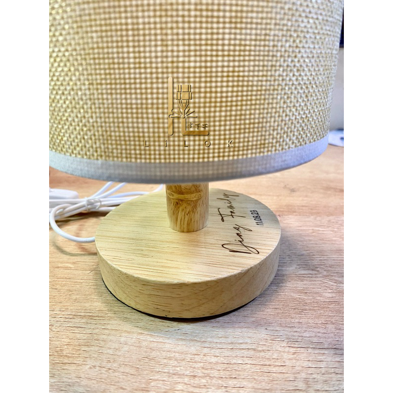 Personalized Night Lamp with Abaca Bag| Laser Engraved | Shopee Philippines