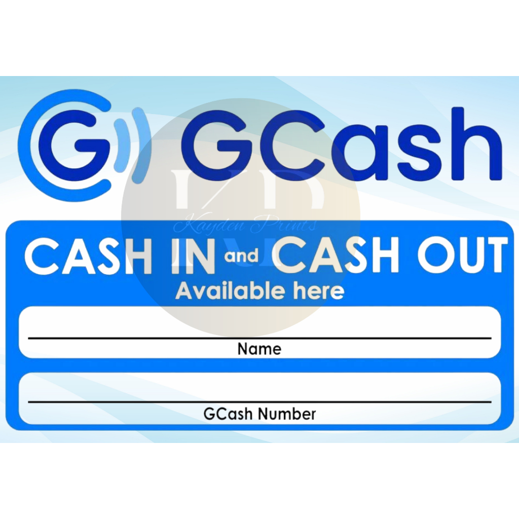 PVC/LAMINATED SIGNAGE GCASH/LOAD AVAILABLE HERE/ - A4 Size high quality ...