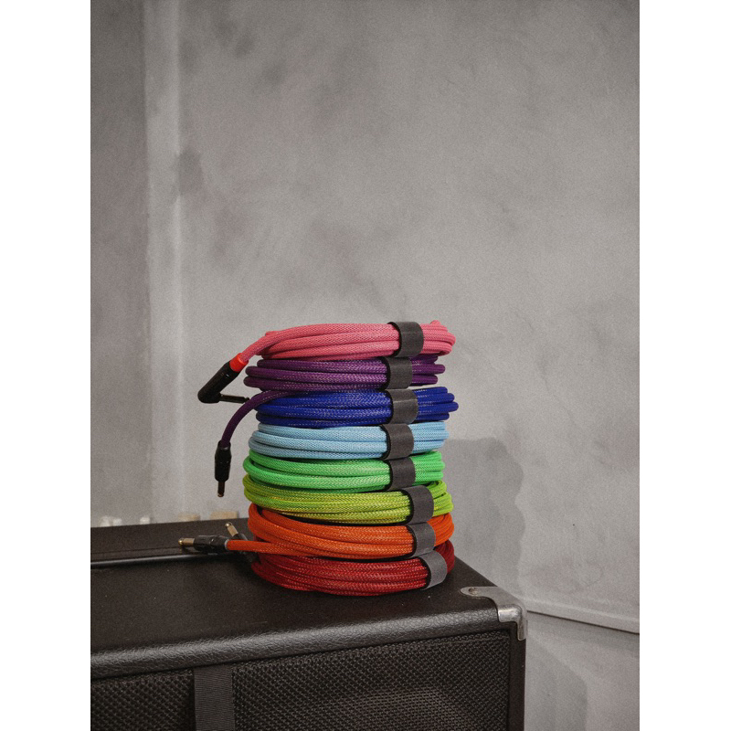 Kable Kolors Mute Instrument Cable (Colored Braided Sleeved Guitar ...