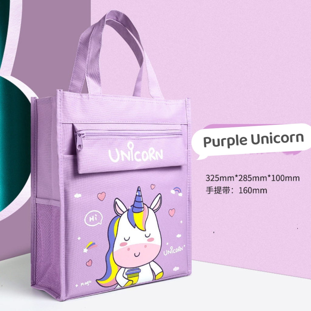 Waterproof Student Book Bag Lunch bag Expandable Portable Document ...