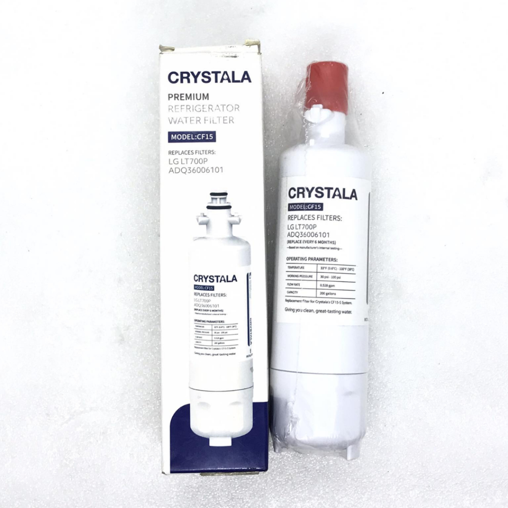 CRYSTALA Premium Refrigerator Water Filter Model: CF15 For LG LT700P ...