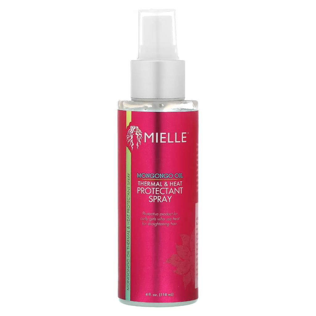 Mielle, Thermal & Heat Protectant Spray for hair Mongongo Oil, 4 fl oz ...
